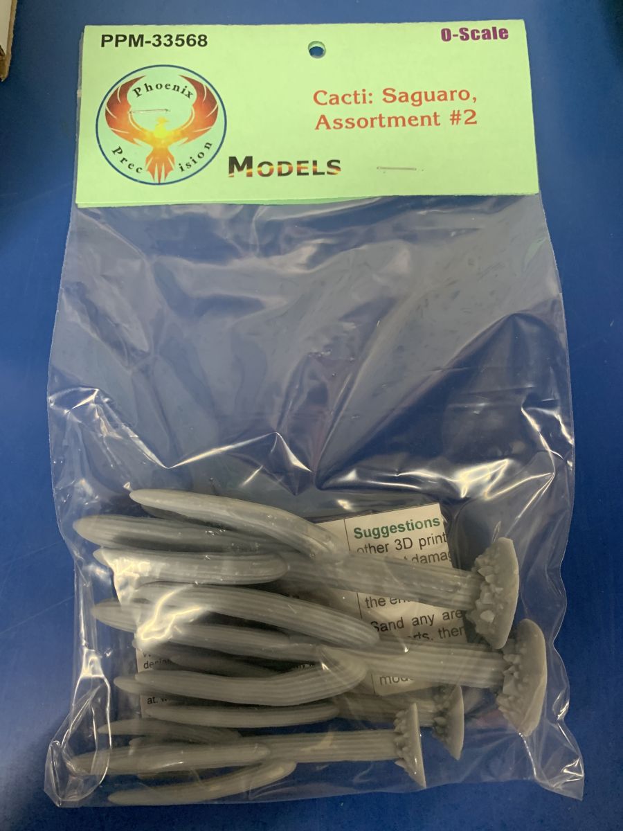 Phoenix Precision Models O 33568 Cacti: Saguaro Assortment #2 (4) Unpa