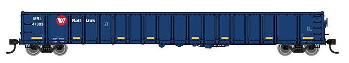 PREORDER Walthers Mainline HO 6473 68' Railgon Gondola, Ready To Run,