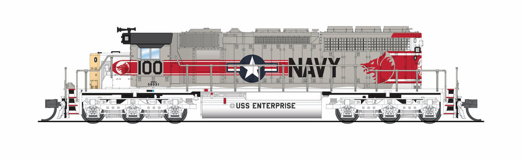 BLI 9474 EMD SD40-2, US Navy Fantasy Scheme, Paragon4 Sound/DC/DCC, N