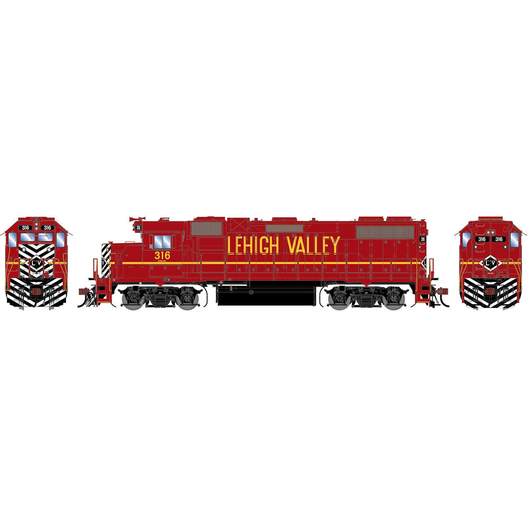 PREORDER Athearn Genesis HO G2695 GP38-2 Diesel Locomotive, Lehigh Val