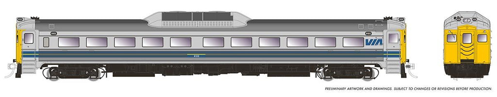 PREORDER Rapido HO 16338 Budd RDC-1 Phase 1c, VIA Rail Canada #6113