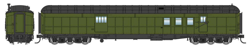 WalthersProto 920-17410 HO 70' Heavyweight RPO-Baggage Car - Ready to