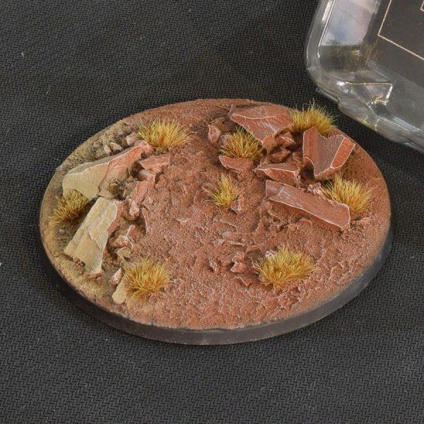 Gamers Grass Battle Ready Bases - Badlands - Round 100mm (x1)