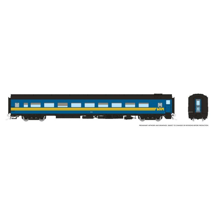 PREORDER Rapido HO 100367 CC&F Lightweight Coach Super Continental Lin