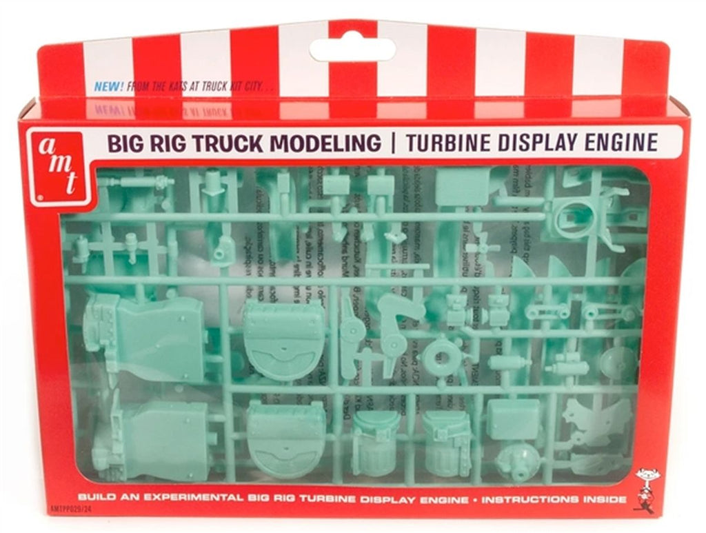 AMT Model Kits 029 Big Rig Turbine Engine Parts Pack Skill 2