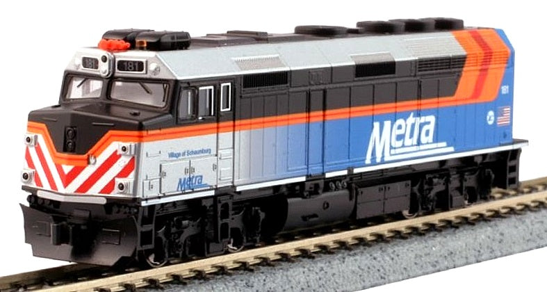 Kato N 1769108 F40PH, Chicago Metra "Village of Itasca" #183