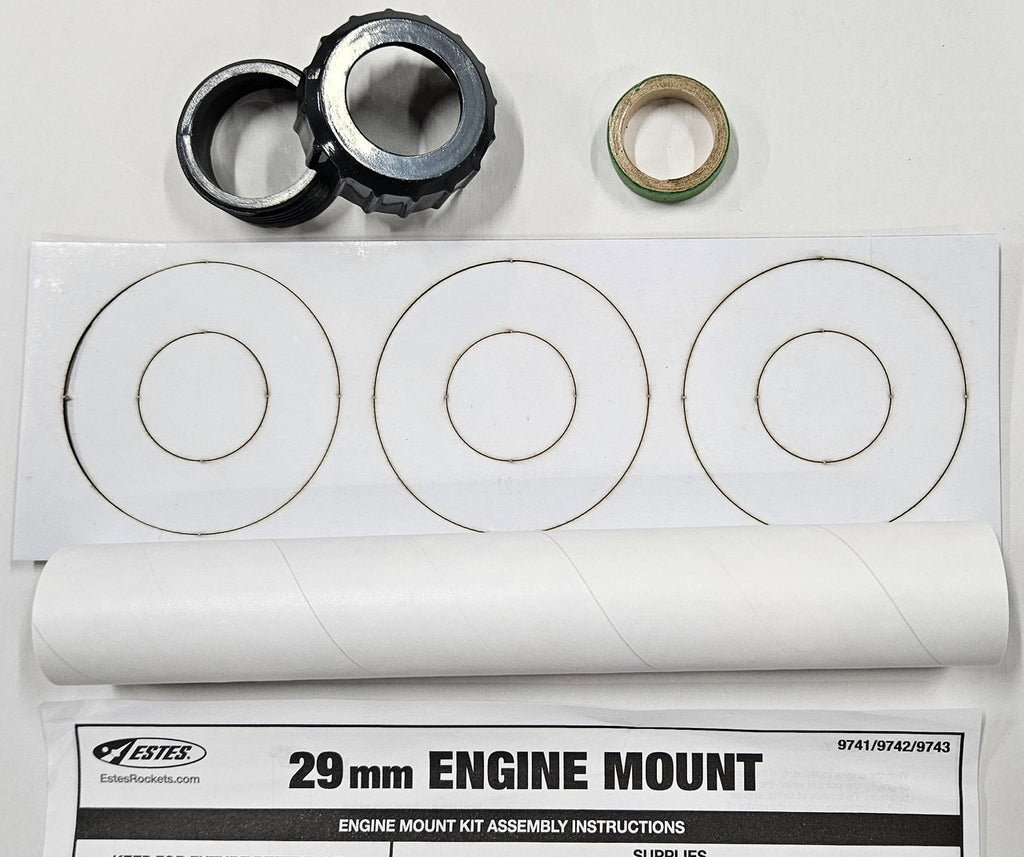 Estes Rockets 9743 BT-80 29mm Engine Mount Kit