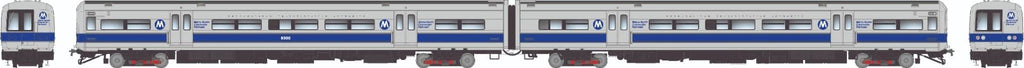 Rapido HO 207551 Budd M3A Set, Metro North #8000/8001 (DCC & Sound Equ