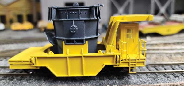 State Tool and Die HO 712 Steel Mill Ladle Transfer Car with Ladle Kit