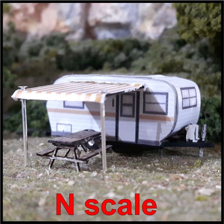 Osborn Model Kits N 3126 15' Travel Trailer Kit