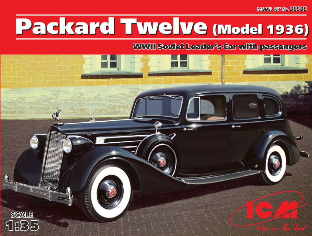 ICM 1/35 Packard Twelve (Model 1936), WWII Soviet Leader's Car with Pa