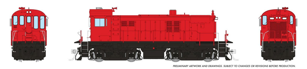 PREORDER Rapido HO 36699 MLW RS-23 Diesel Locomotive, Industrial Red