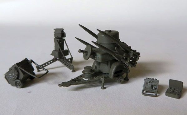 Trident Miniatures HO 87192 BAe Rapier Resin Kit, British Army Surface
