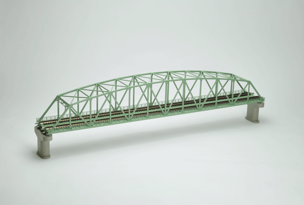 Tomix (TomyTec) N 32229 Curved Chord Through Truss Bridge with 2 Piers