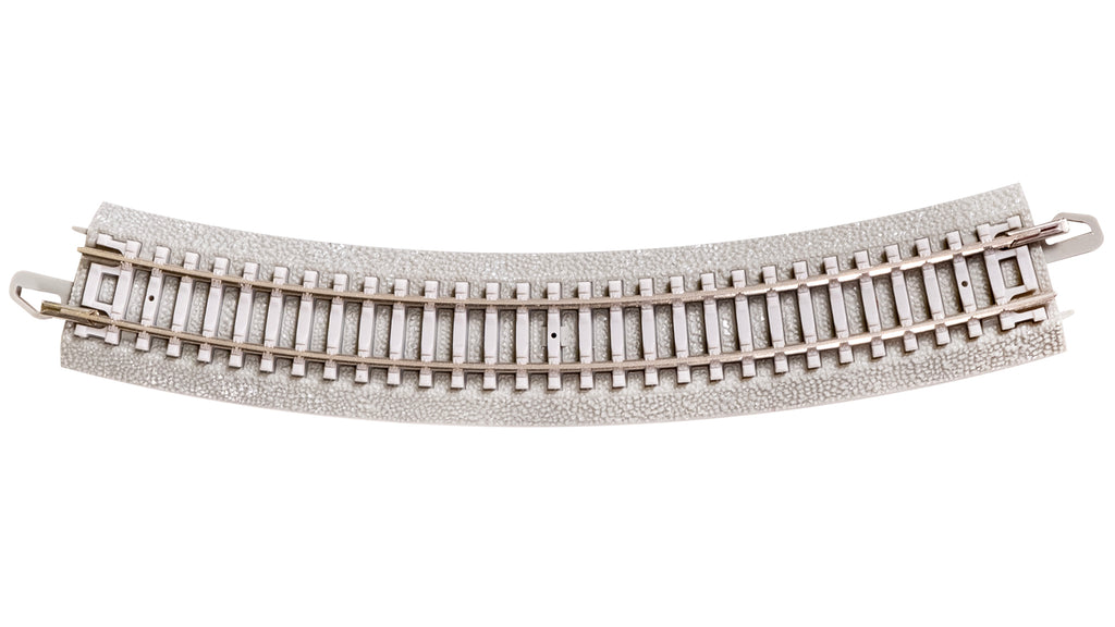 Bachmann N 44001 E-Z Track with Concrete Ties, 11.25" Radius Curved Tr