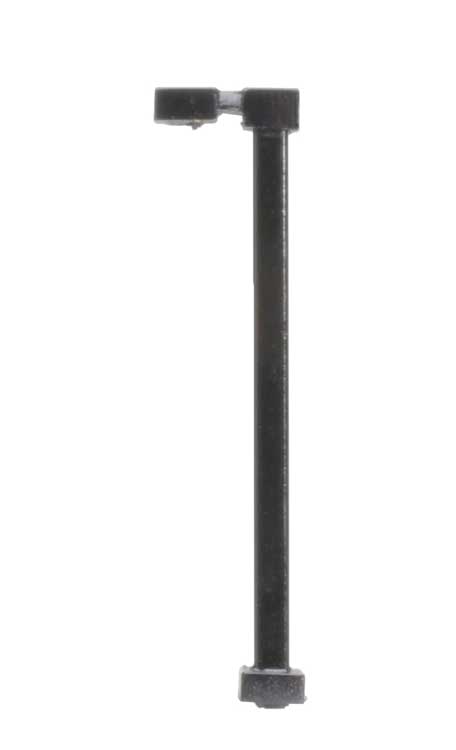 Atlas 70000181 N SCALE Single-Arm Square LED Light 3-Pack -- Black (wa