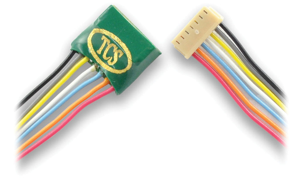 Train Control Systems 1490 7-Pin JST Inline Connector, With 32-Gauge W