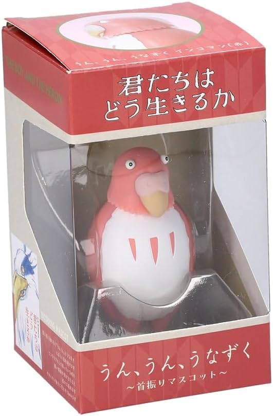 Ensky UN-01 Yes Nod Tilting Figure The Parakeet (Red) "The Boy and The