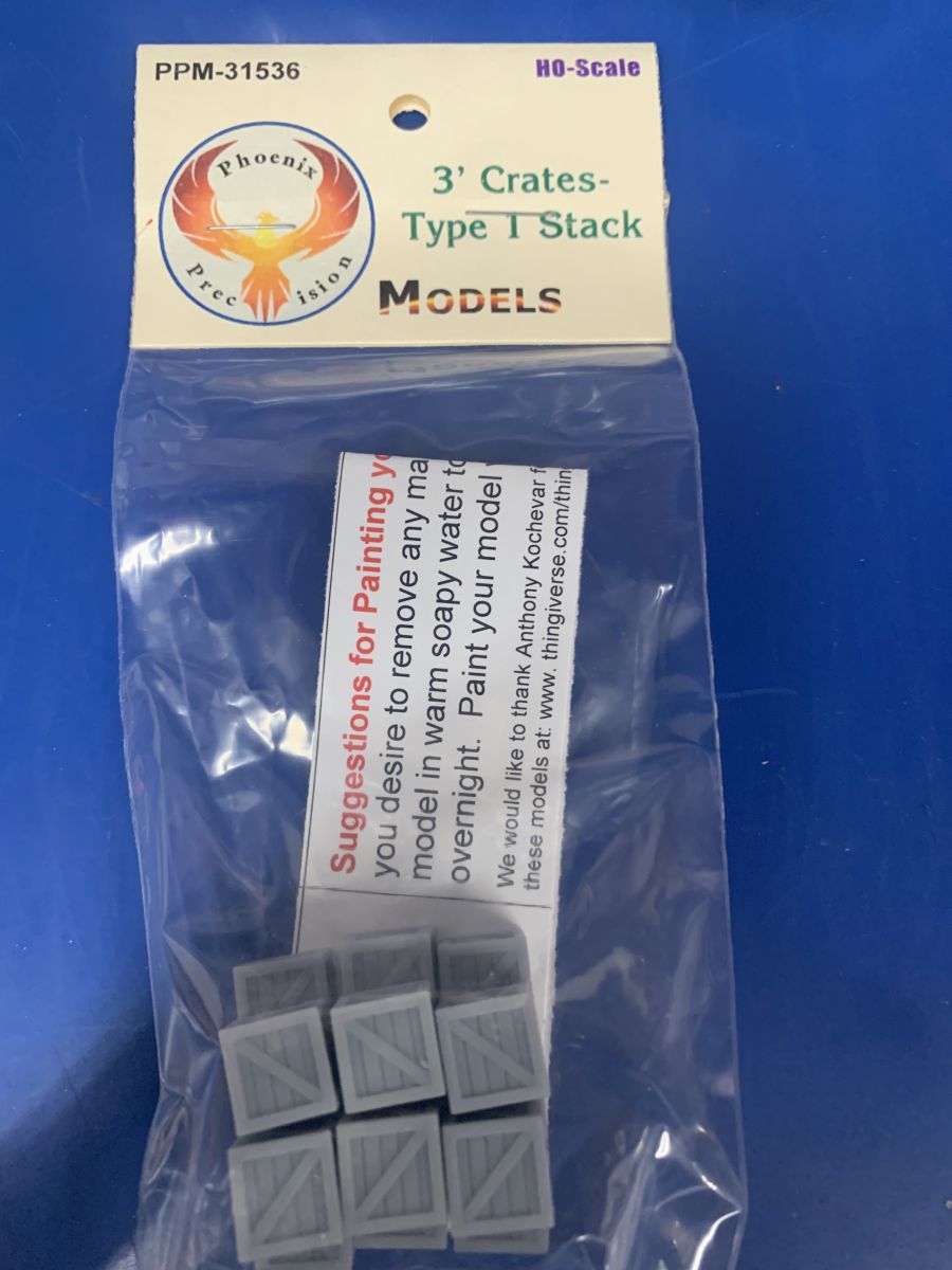 Phoenix Precision Models HO 31536 Crate Stacks Type 1 (3) Unpainted Ki