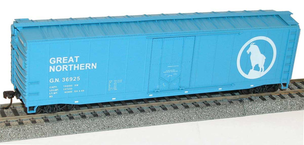 Accurail HO 5135 AAR 50' Riveted-Side Plug-Door Boxcar Kit, Great Nort