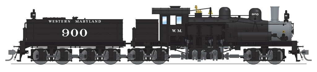 BLI 7819 Class D 4-truck Shay, WM #900, Paragon4 Sound/DC/DCC, Smoke,
