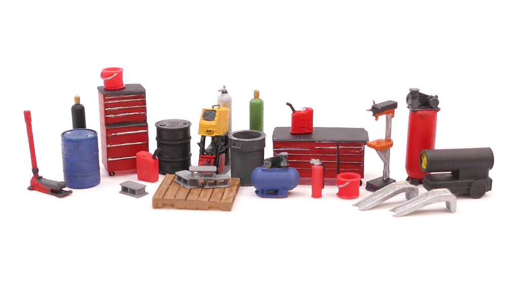 PREORDER All Scale Miniatures HO 871949 Garage Kit (25-Pack) | 23.39