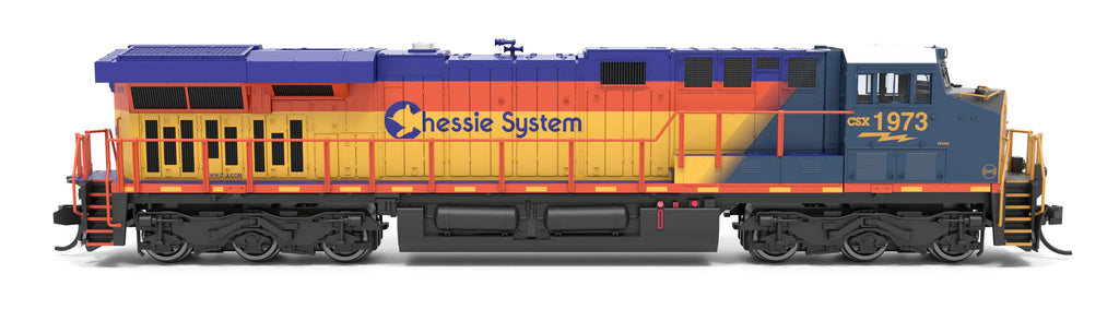 Broadway Limited Imports HO 9865 GE ES44AC Diesel Locomotive, CSX Ches