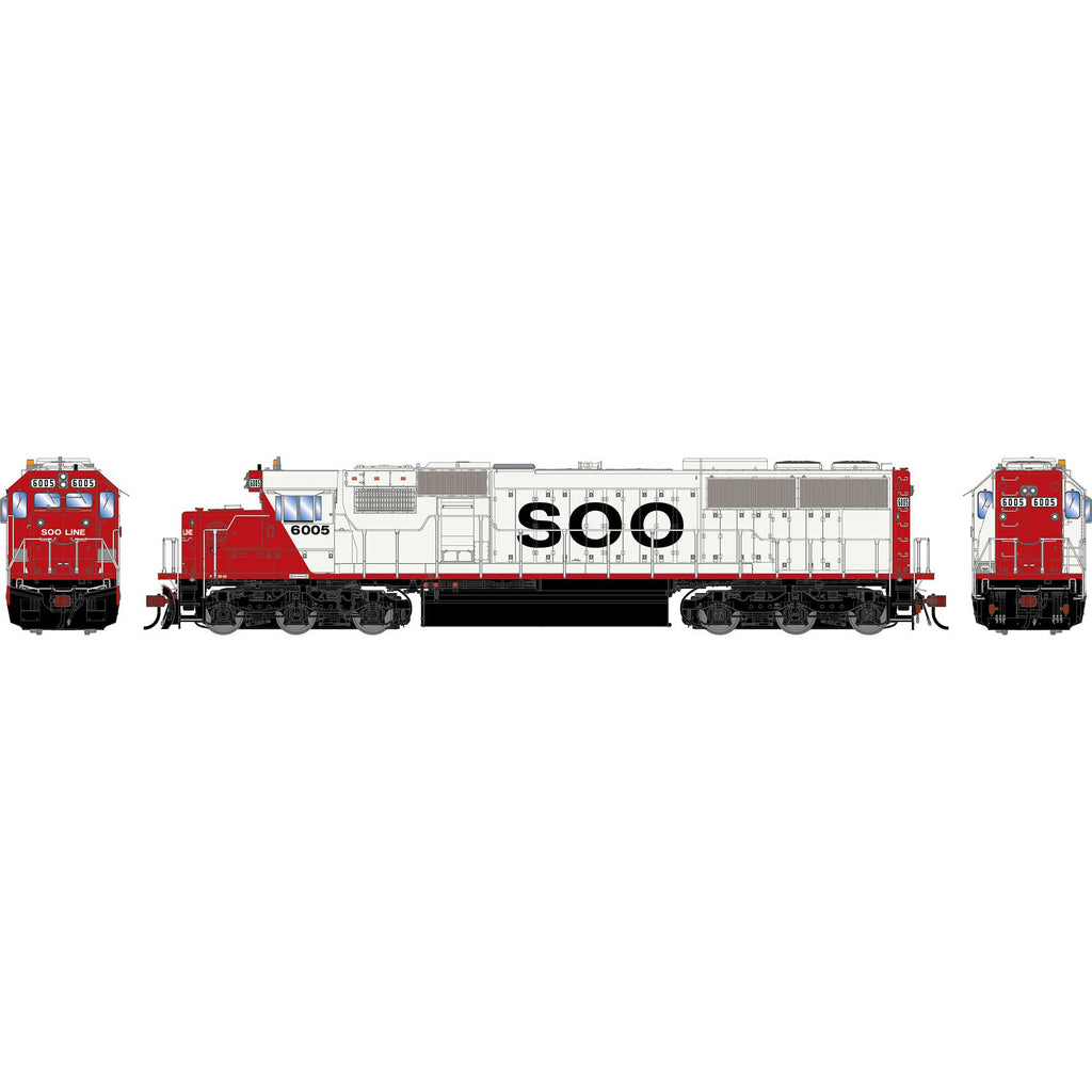 PREORDER Athearn Genesis HO G2166 EMD SD60 Diesel Locomotive, Soo Line