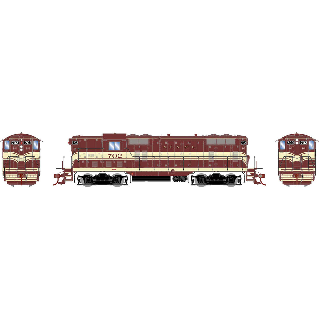 PREORDER Athearn Genesis HO G2327 GP7L Locomotive, Nashville Chattanoo