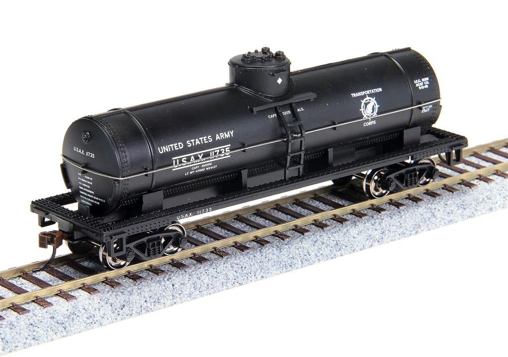Bachmann HO 17815 40' Single Dome Tank Car, US Army #11735