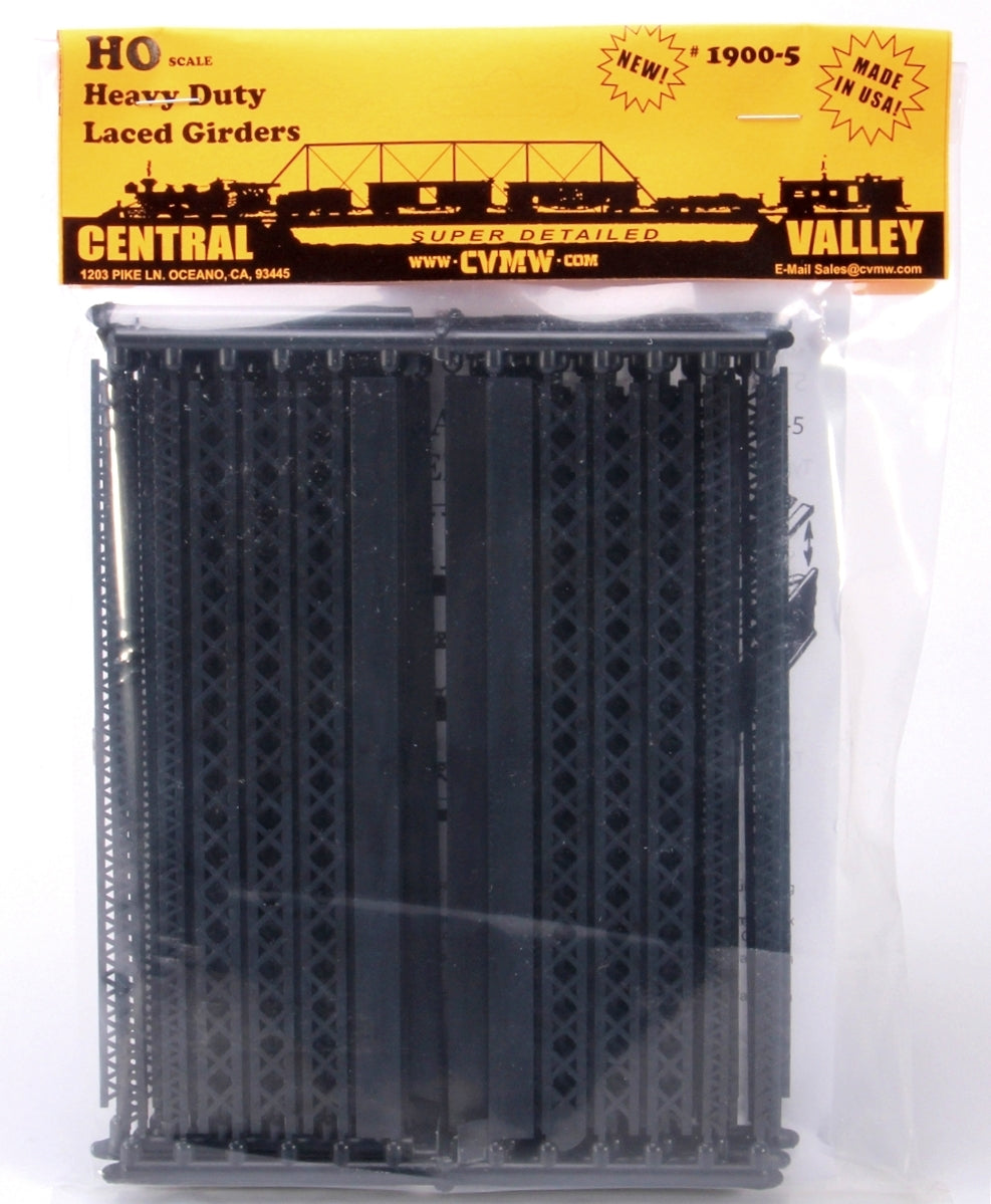 Central Valley Model Works HO 1900-5 Heavy Duty Laced Girders