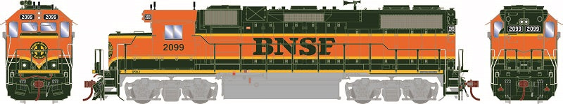 Athearn Genesis HO G71833 GP38-2, Burlington Northern Santa Fe #2099