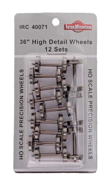 Intermountain HO 40071 36" Scale High Detail Brass Insulated Wheelsets