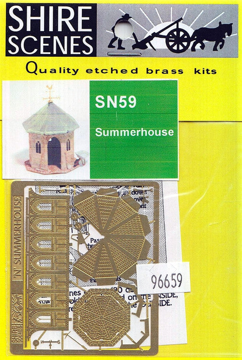 N Scale Architect N 96659 Shire Scenes (SN59) Summer House Kit