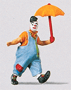 Preiser HO 29001 Circus Clown with Umbrella