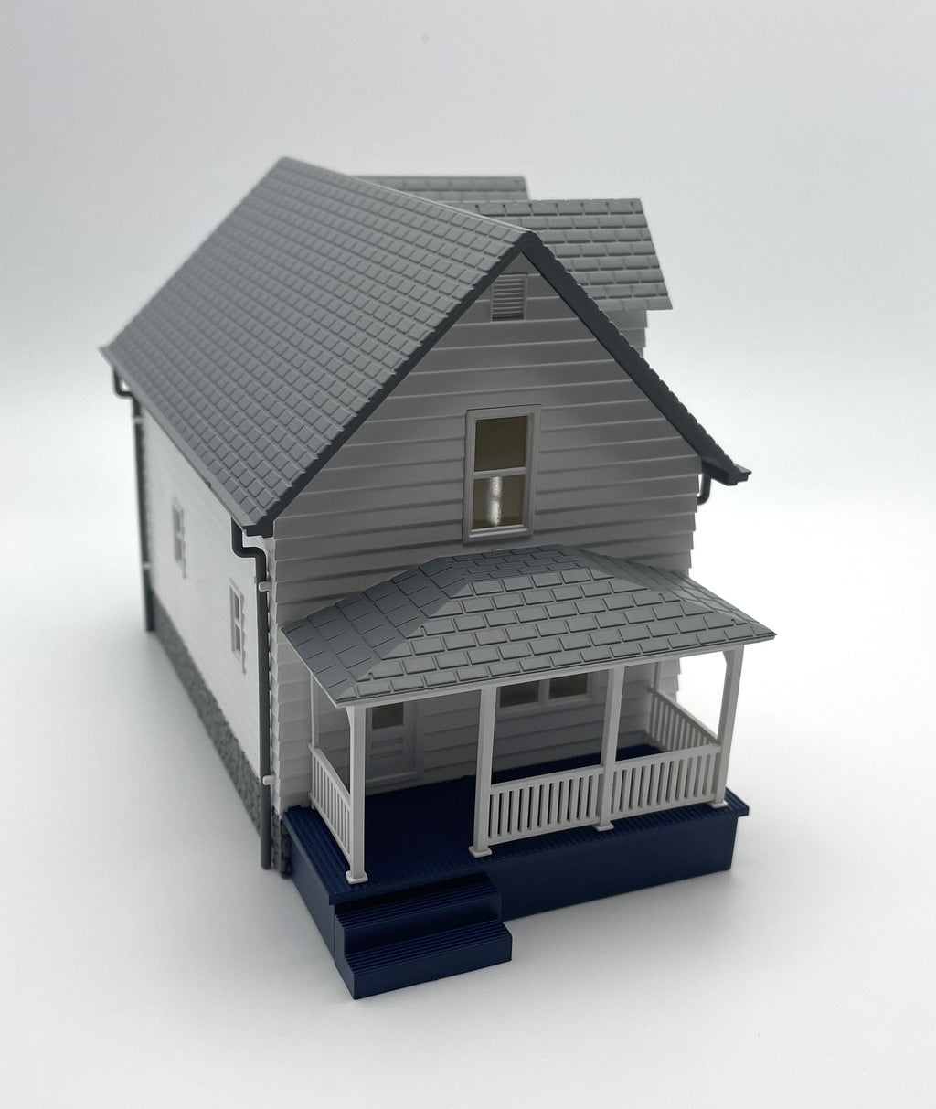 Rock Island Hobby HO 042102 Farmhouse Built-Up, White