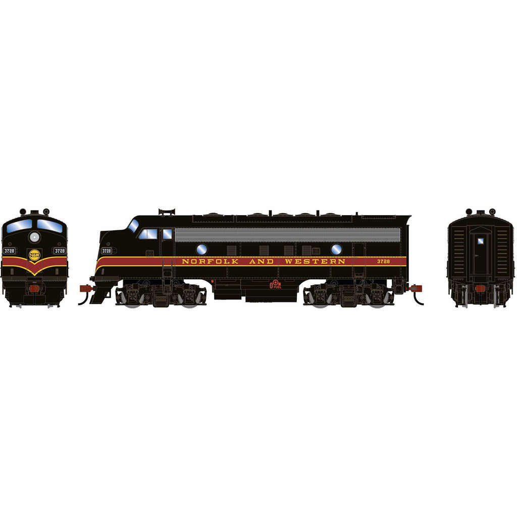 PREORDER Roundhouse HO 3511 F7A Diesel Locomotive, Norfolk & Western