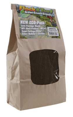 Scenic Express EX830E Flock and Turf Ground Cover, Light Brown Fine 48