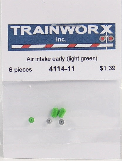Trainworx N 4114-11 Early-Style Air Intake for Semi Tractor (Light Gre