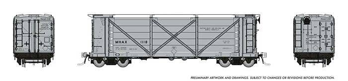 PREORDER Rapido HO 195005 ACF Helium Gas Tank Car 6-Pack, MHAX Set #3