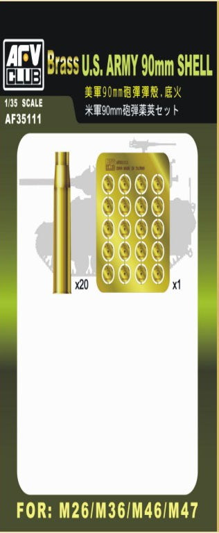AFV Club AF35111 US Army 90mm Shell 1:35