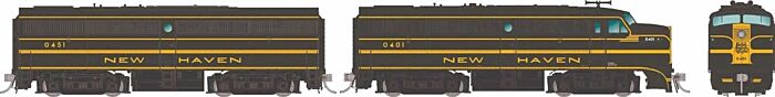 PREORDER Rapido HO 37065 Alco FA1-FB1 Set Locomotive, New Haven #0401,