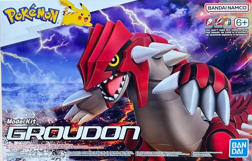Bandai 2704423 Groudon Pokémon Model Kit
