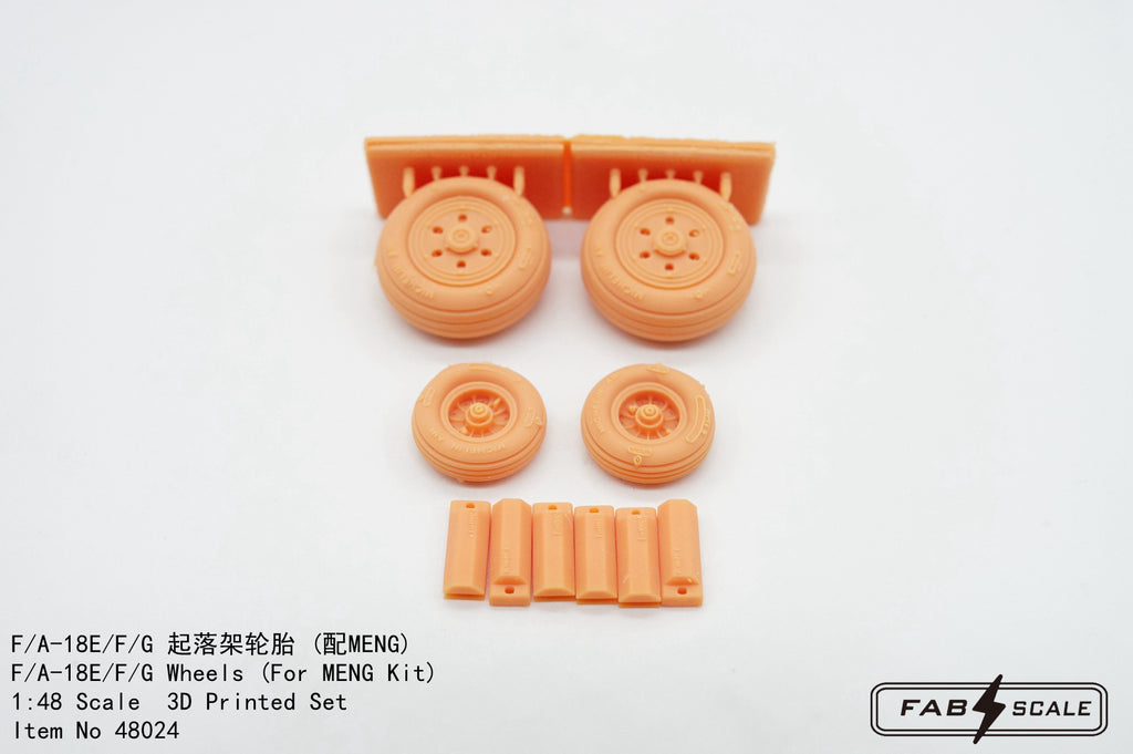 Fab Scale 1/48 F/A-18E/F/G Wheels (For MENG Kit)