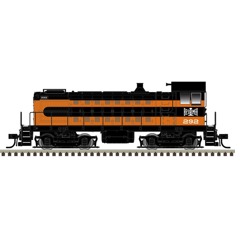 PREORDER Atlas HO 10005010 Alco S4, Master Silver Locomotive Bessemer