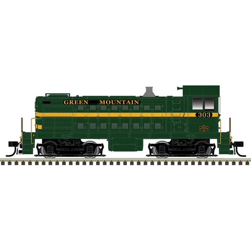 PREORDER Atlas HO 10005014 Alco S4, Master Silver Locomotive Green Mou