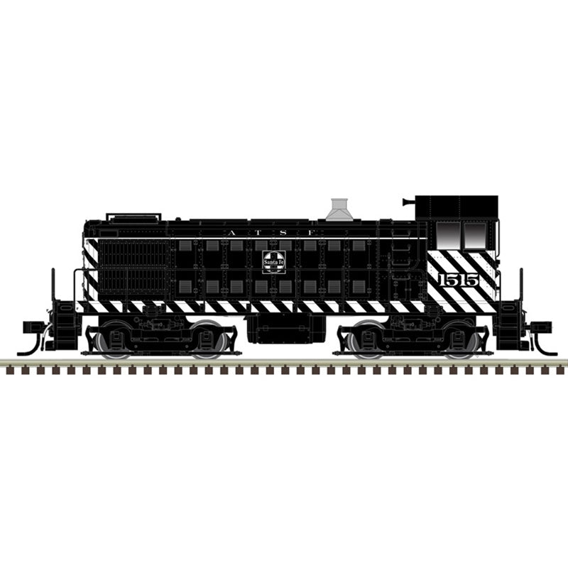 PREORDER Atlas HO 10005021 Alco S4, Master Silver Locomotive Santa Fe