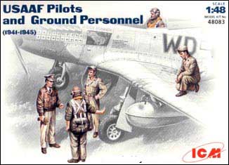 ICM 48083 USAAF Pilots & Ground Crew 1941-45 1:48