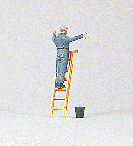 Preiser HO 28048 Individual Figure, Railroad Personnel, Passenger Car
