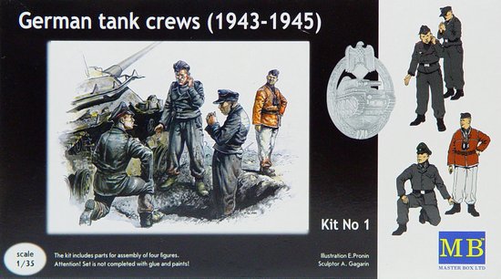 Master Box 3507 German Tank Crew Set 1 1:35